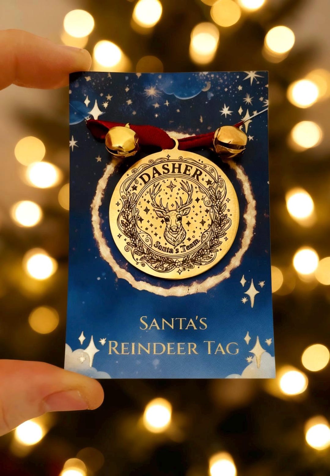 Lost REINDEER TAG- Santa’s Reindeer Lost Their Metal Tag Whilst ...