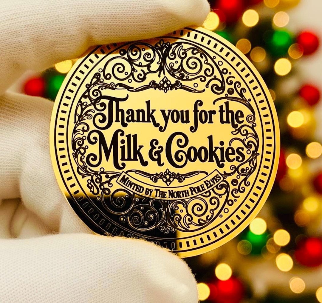 HONORARY ELF™ Coin - Thank You for the Milk & Cookies |official ...