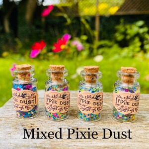 Fairy Dust Bottles Pixie Dust Bottles Perfect Gift From the Tooth Fairy, Party Bag Fillers Mini ...