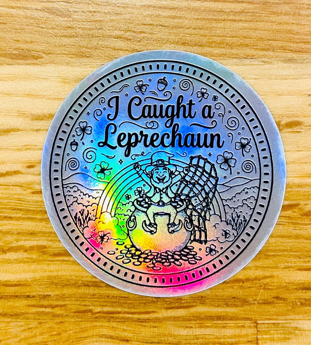 I Caught A Leprechaun Sticker Set- Perfect for Classroom Leprechaun ...