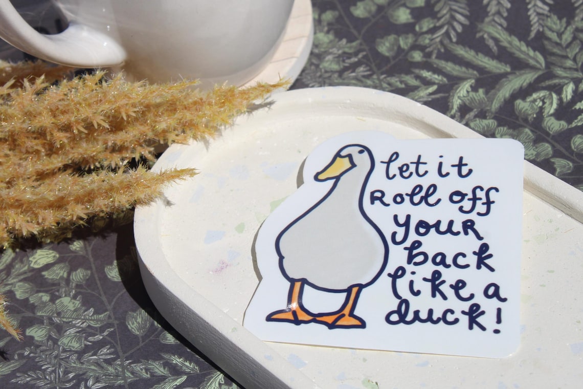 Duck Sticker - Etsy