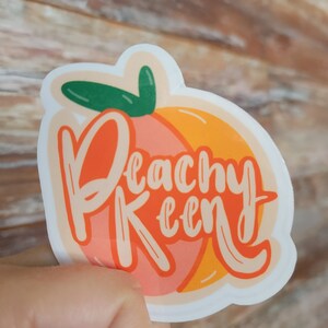 Peachy Keen Sticker - Etsy