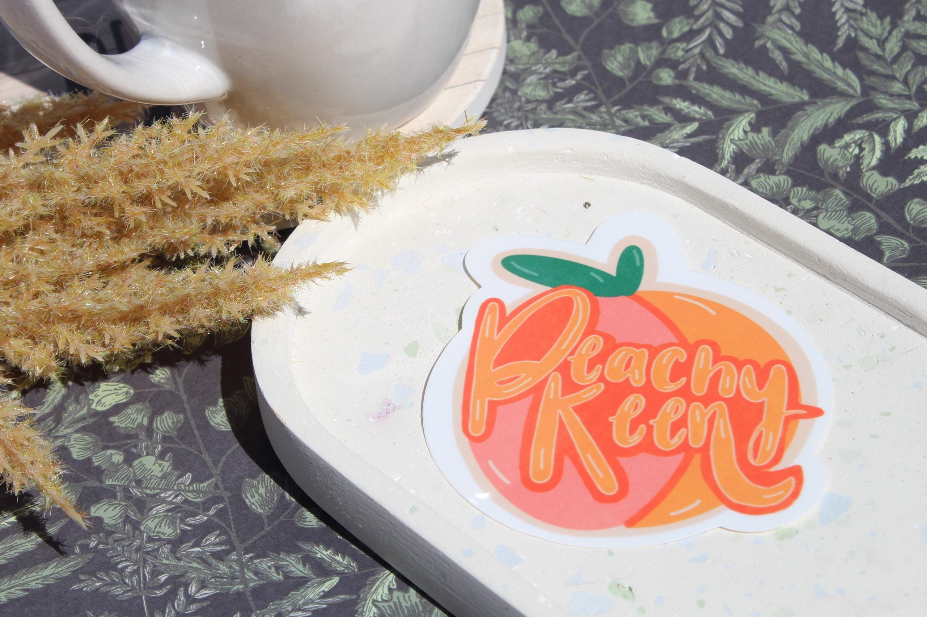 Peachy Keen Sticker - Etsy