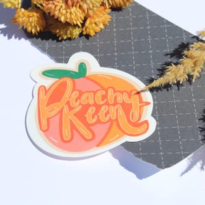 Peachy Keen Sticker - Etsy