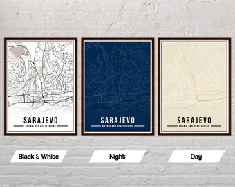 Sarajevo Poster - Etsy