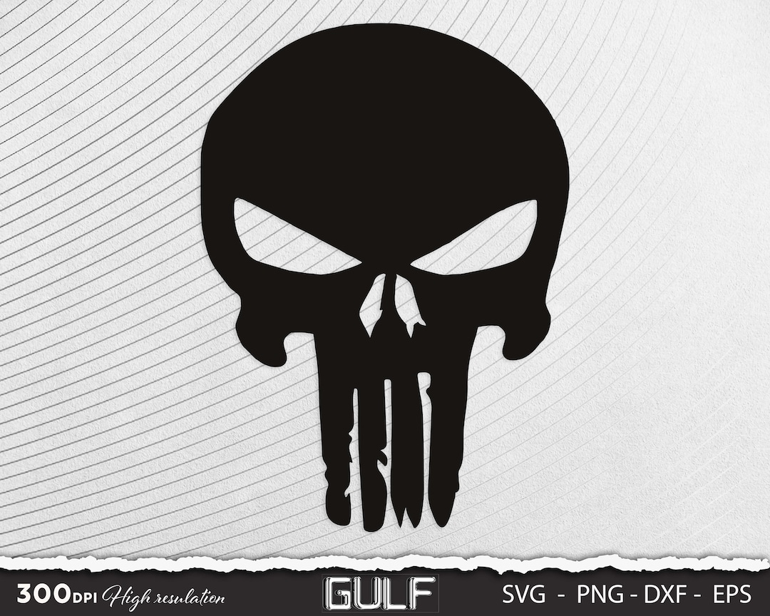 Punisher Svg, Skull head Svg, Skull face Svg, Trumpisher Svg, Sugar ...