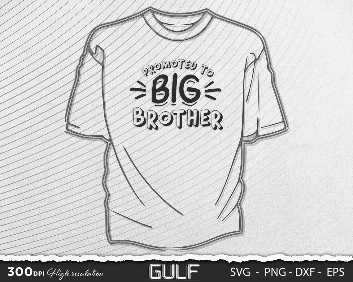 Promoted to Big Brother Svg Big Brother Svg Big Brother Cut - Etsy