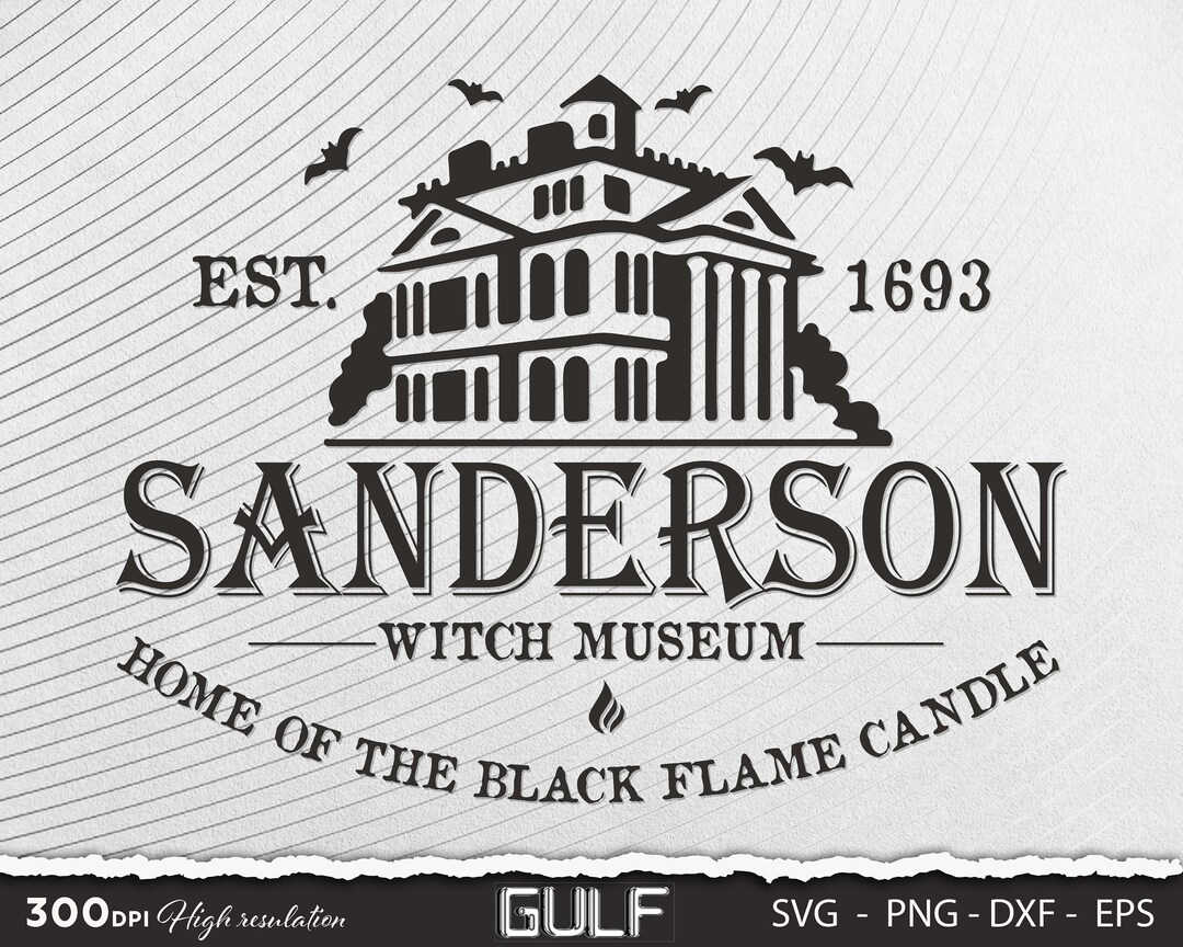 Sanderson Museum Hocus Pocus Halloween Digital File Svg Instant ...