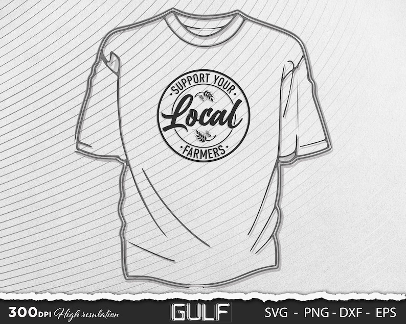 Support Your Local Farmers Svg Farm Svg Livestock Svg - Etsy