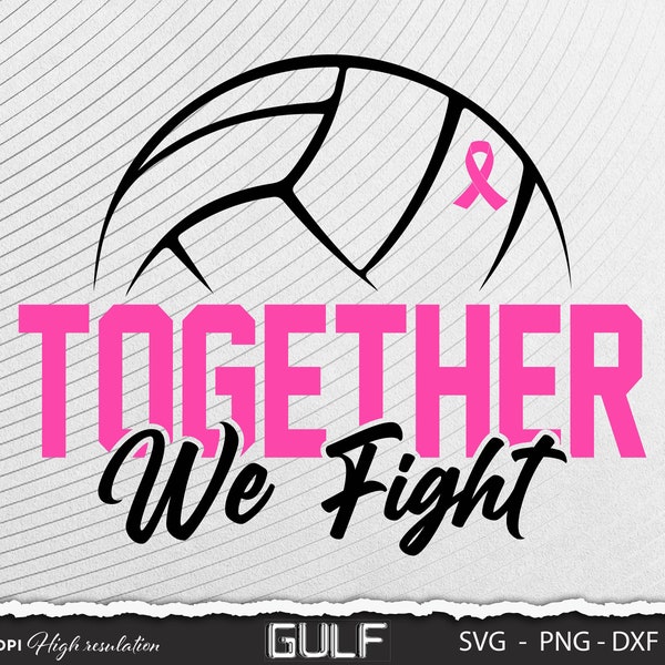 Volleyball With Breast Cancer Png - Etsy