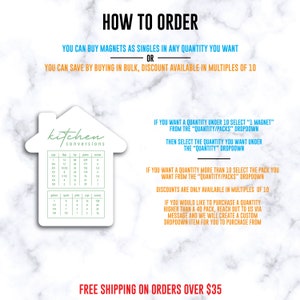 Kitchen Conversion Magnet Realtor Logo Fridge Magnet Client Gifts for ...