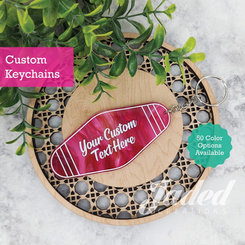 Hotel Keychain - Etsy