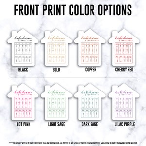 Kitchen Conversion Magnet Realtor Logo Fridge Magnet Client Gifts for ...