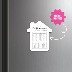 Kitchen Conversion Magnet Realtor Logo Fridge Magnet Client Gifts for ...