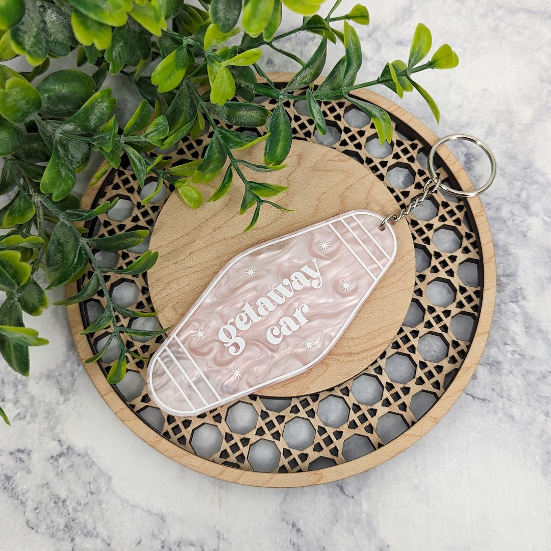 Getaway Car Retro Motel Keychain Custom Taylor Swift Keyring Best ...