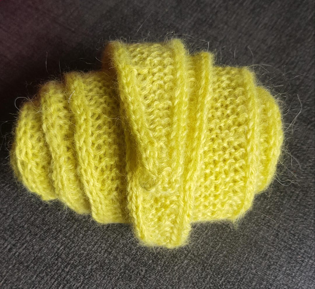 Thin, Lemon-yellow Wool Scarf, Montmartre/sophie Style - Etsy