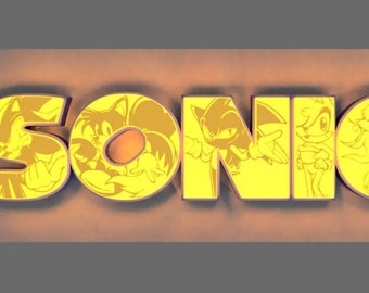 Sonic Led Sign - Etsy
