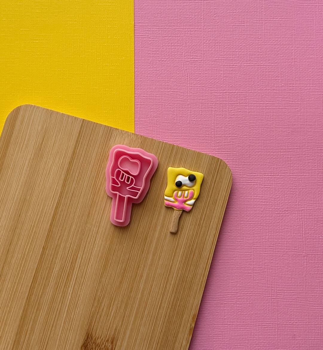 Yellow Nostalgic Popsicle Clay Cutter | Polymer Clay Shapes | Spring ...