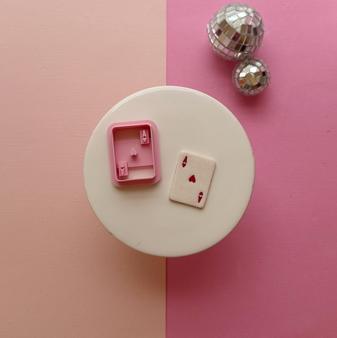 Playing Card Clay Cutter | Polymer Clay Shapes | Valentine Shapes - Etsy