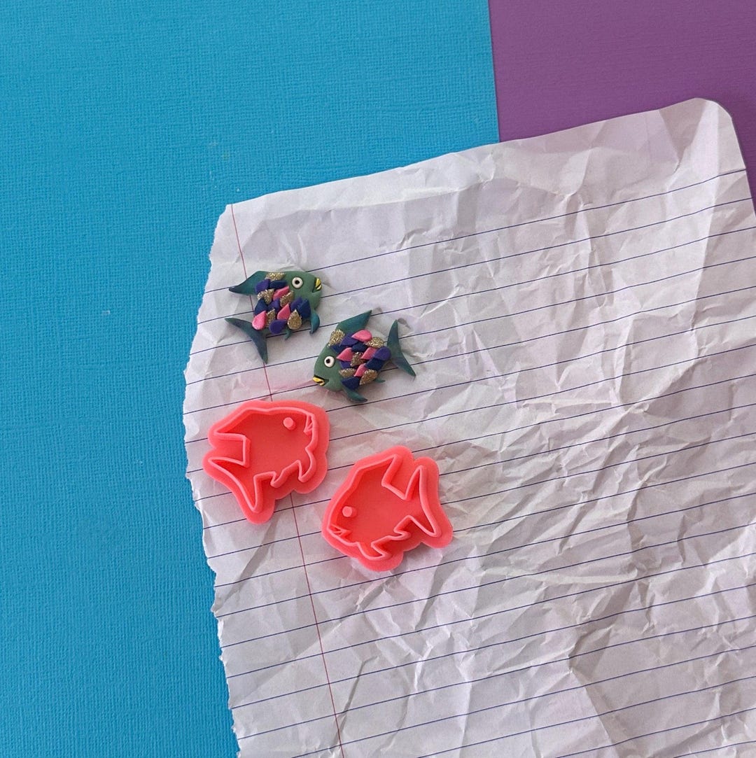 Rainbow Fish Clay Cutter Set | Back to School Fall Clay Cutter Shapes ...