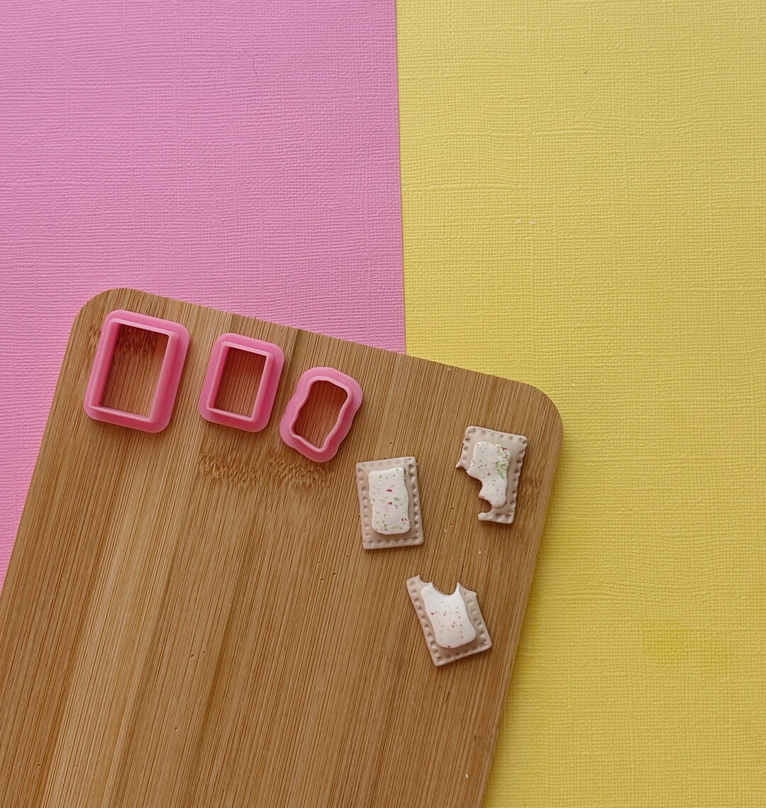 Pastry Pop Tart Clay Cutter | Polymer Clay Shapes | Spring | Summer - Etsy