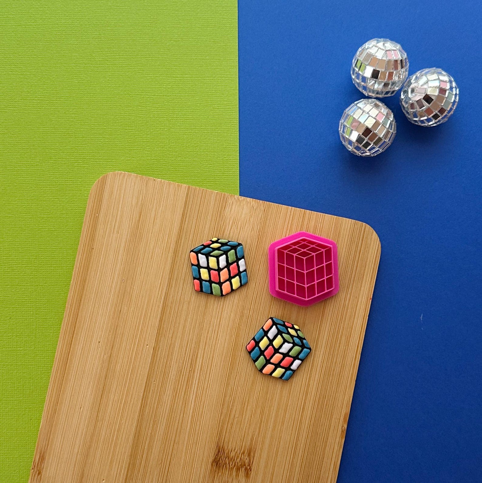 Rubik's Cube Clay Cutter | Polymer Clay Shapes | Nostalgia | 90's - Etsy