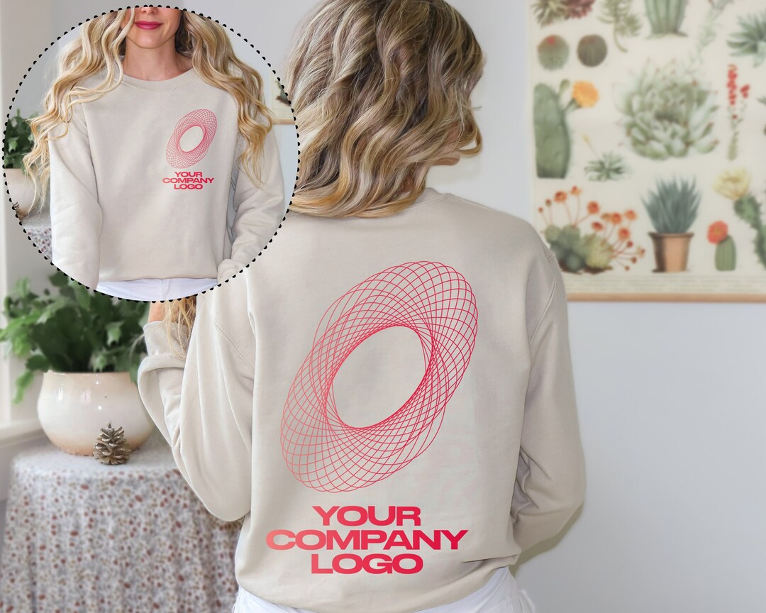 Your Company Logo Hoodie Personalized Logo Sweater Custom Logo ...