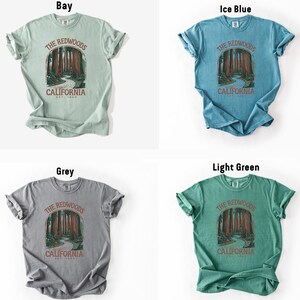 Redwoods National Park Shirt, California, Comfort Colors T-shirt ...