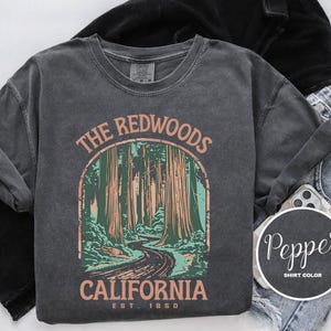 The Redwoods Shirt, Redwood National Park Shirt, California, Comfort ...