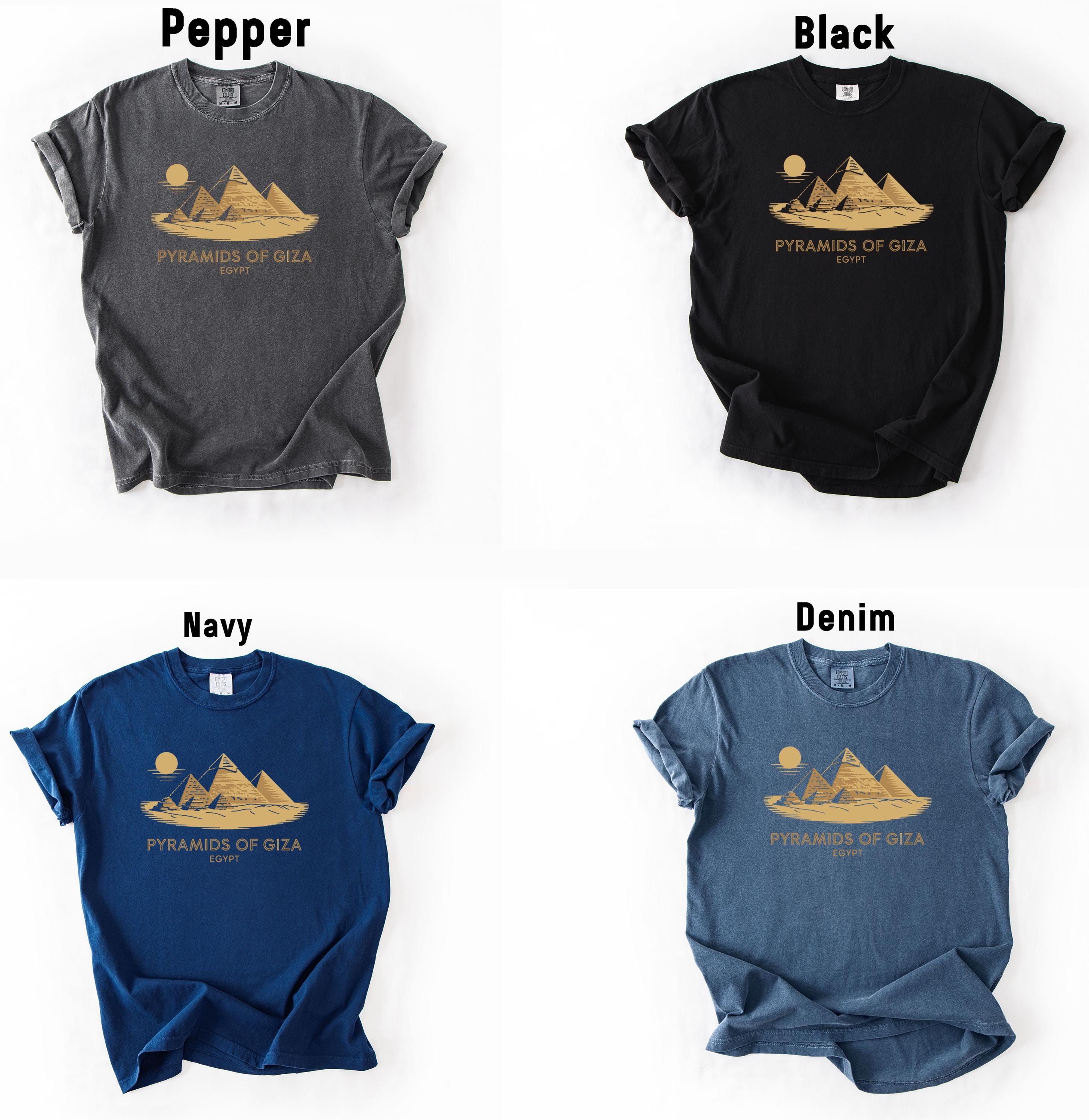 Pyramids of Giza Shirt – Comfort Colors Egypt Landmark Tee - Etsy