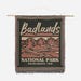 Badlands National Park Woven Blanket With Fringes – South Dakota Cotton ...