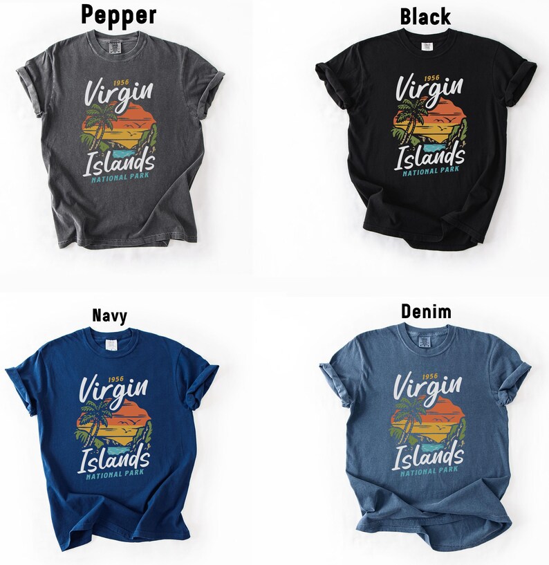 Virgin Islands National Park Shirt, U.S. Virgin Islands, Comfort Colors ...