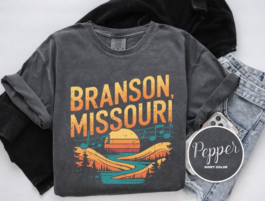 Branson, Missouri Shirt, Music Sunset Shirt, Comfort Colors T-shirt ...