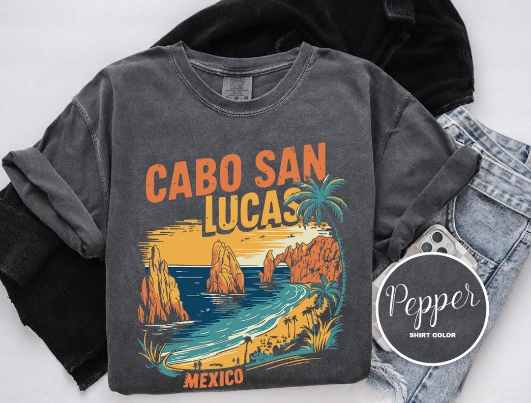 Cabo San Lucas Shirt, Mexico Comfort Colors T-shirt, Long Sleeve ...