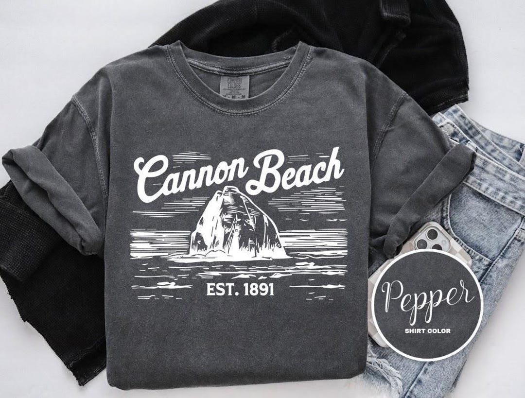 Cannon Beach Oregon Shirt, Comfort Colors T-shirt, Hoodie, Sweatshirt ...