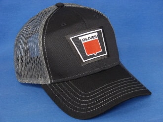 Oliver Keystone Tractor Logo on A Black and Charcoal Mesh - Etsy