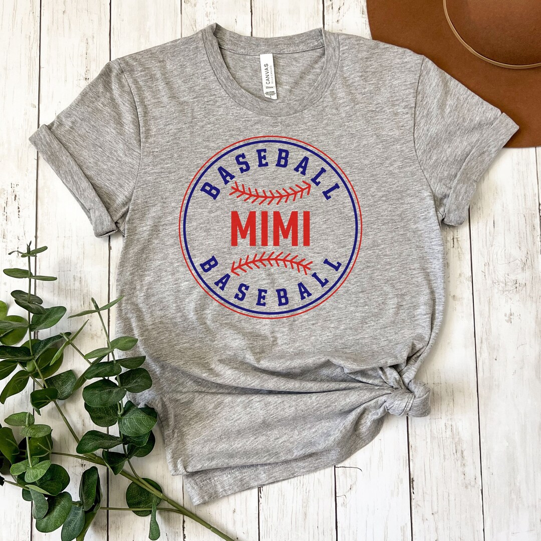 Baseball Mimi Shirt Baseball Grandma Shirt Gift for Mom Cute Grandma ...