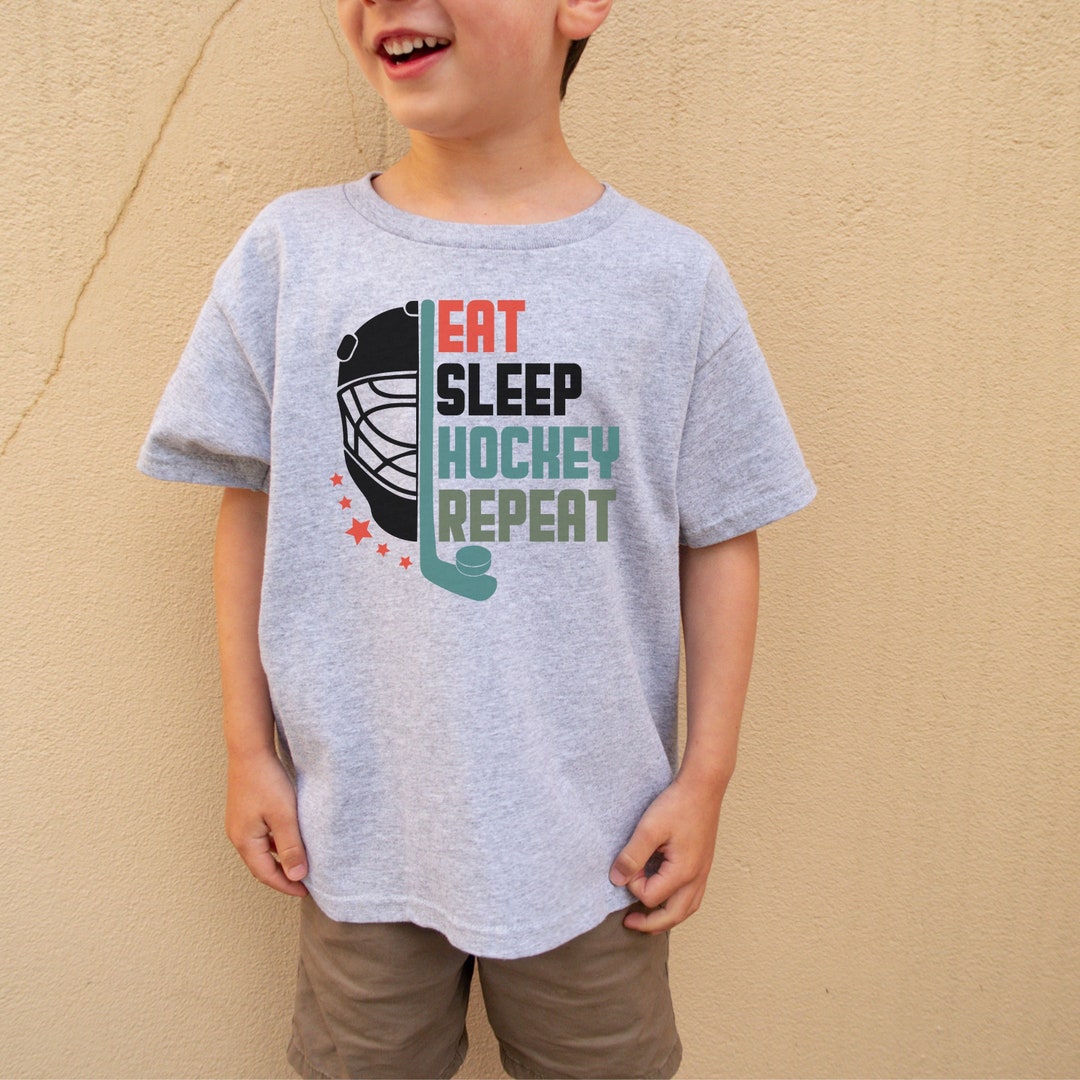 Hockey Shirt for Kids - Youth Ice Hockey Apparel - Gift for Hockey ...