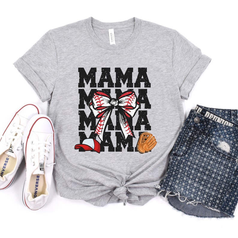 Cute Baseball Mom Shirt Baseball Season Tee Coquette Baseball Shirt ...