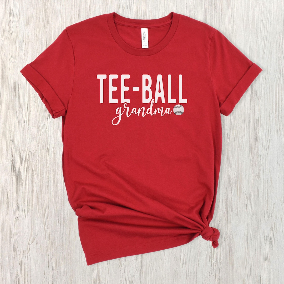 Tee Ball Grandma Shirt - T-ball Game Day Outfit - Gift for Mom ...