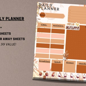 Hello Autumn BUNDLE- Stationery Bundle - Notebook - Sticker Decals ...