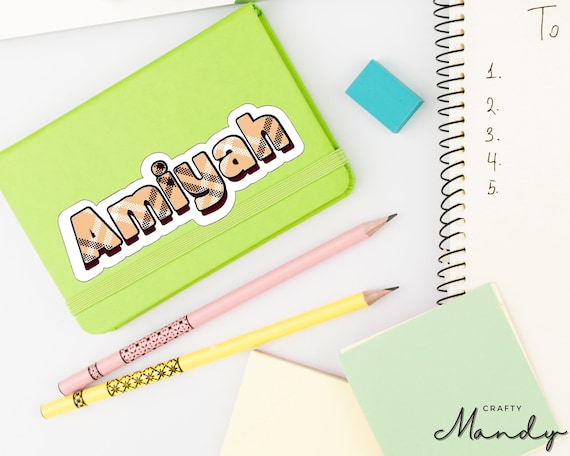 Custom Name Sticker Decal Name Sticker Personalized Name - Etsy