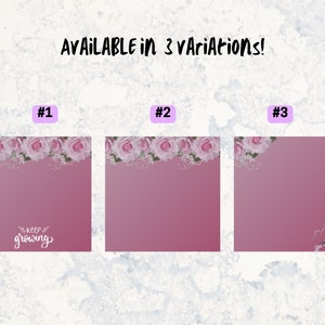 Pink Roses Sticky Notes | BLANK or LINED | Sticky Notes | Post-it Notes ...