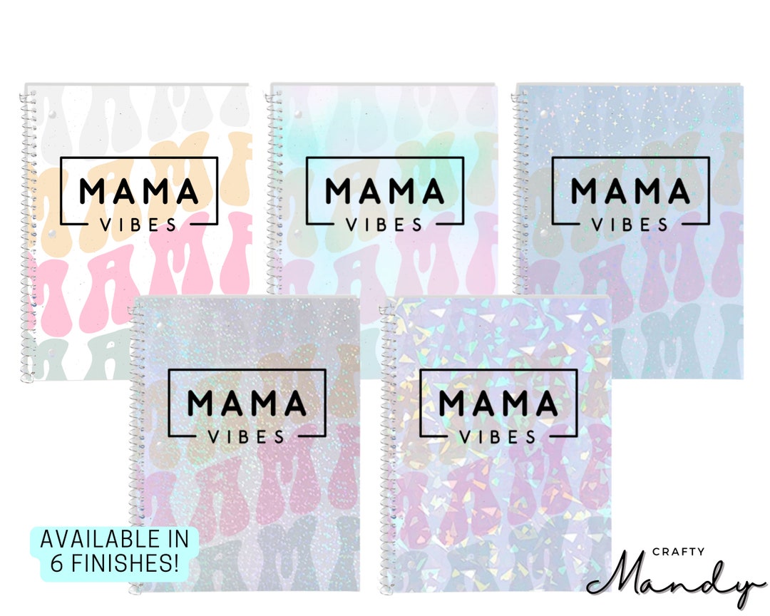 MAMA Lined Notebook, Spiral Notebook, Mama Print, Mama Vibes, Notebook ...