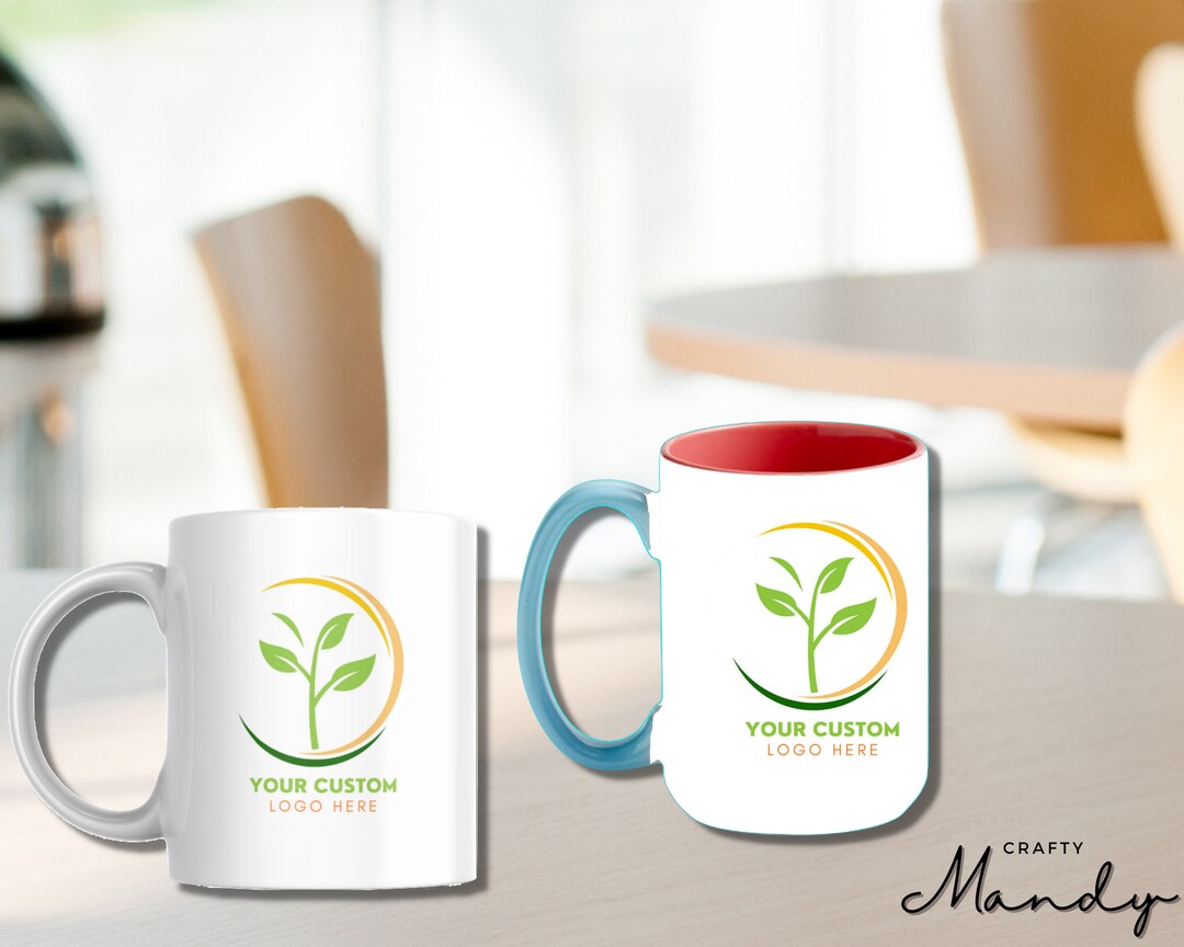 Custom Branded Ceramic Mug, Logo Mug, Branded Mug, Corporate Mug ...