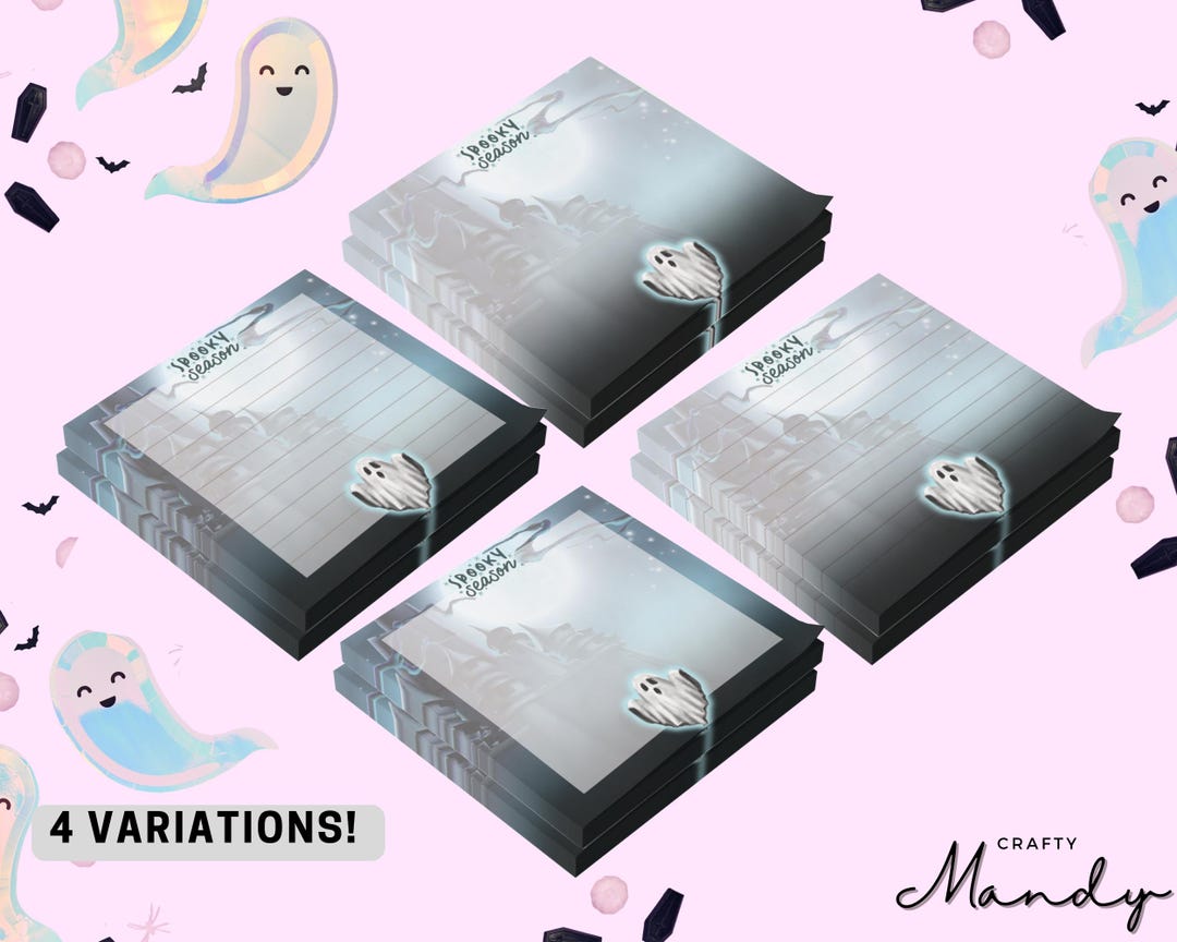 Spooky Season | LINED | Sticky Notes | Post-it® Notes | Halloween Theme ...