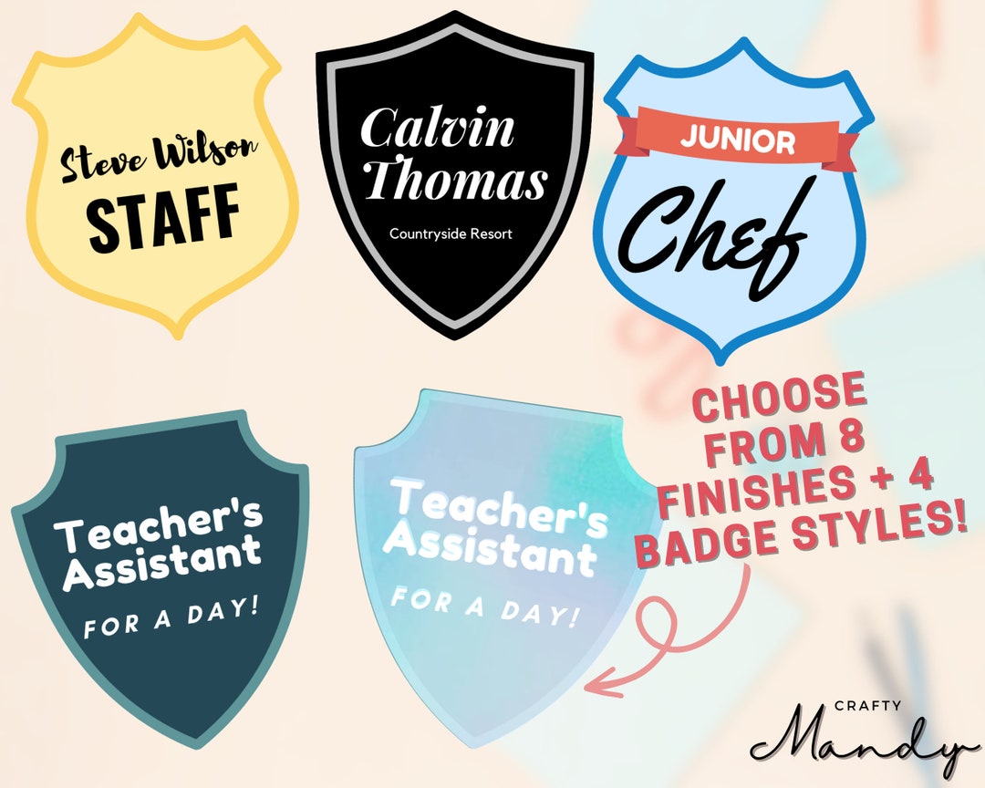 CUSTOM Badge Kids Positivity Reward Stickers | Kids Stickers, Kiss-cut ...