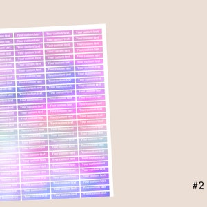 Custom Stickers | Kiss-cut Sticker Sheets, Mini Planner Stickers ...