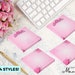 Pink Roses Sticky Notes BLANK or LINED Sticky Notes Post-it Notes ...