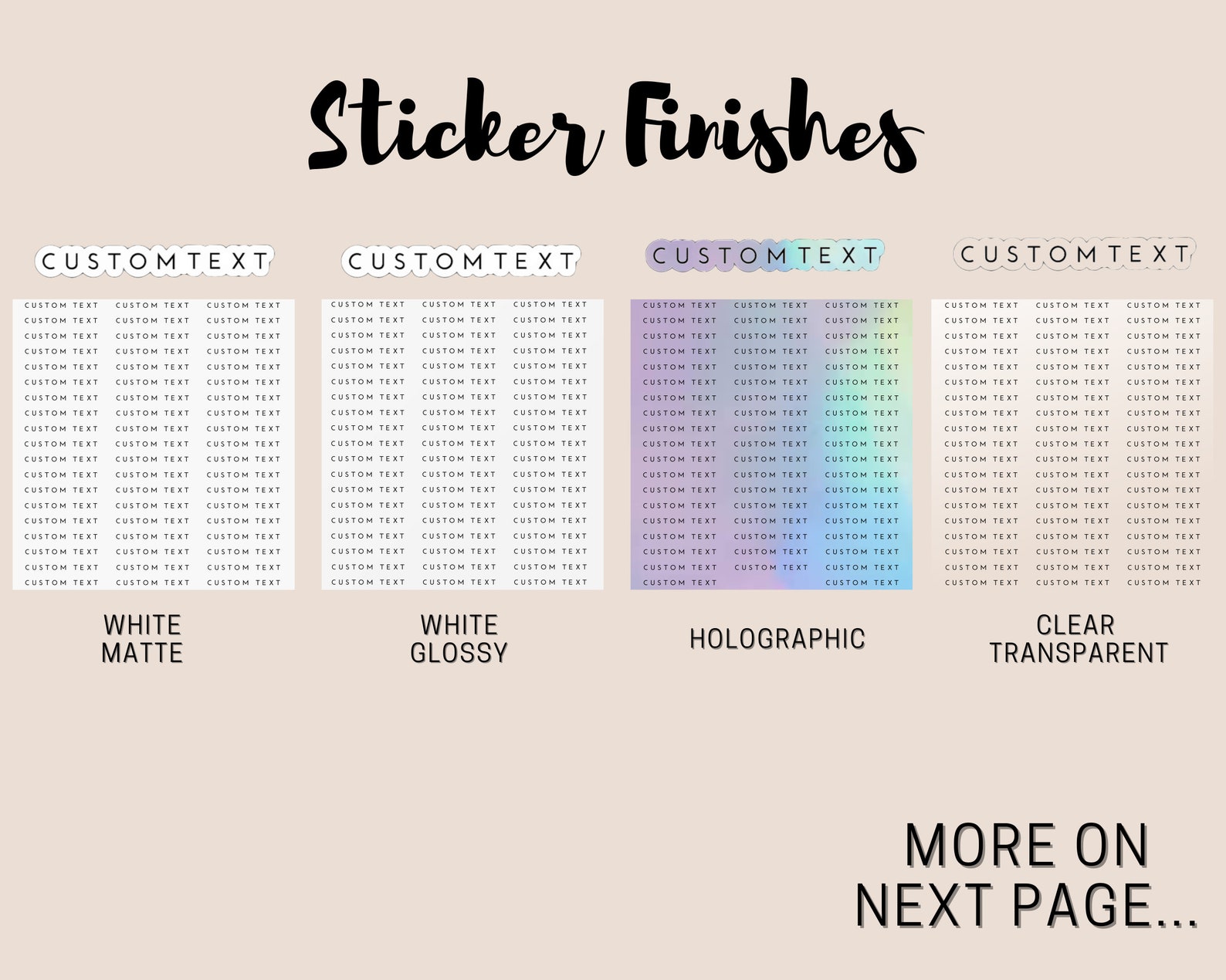 Custom Stickers Kiss-cut Sticker Sheets, Mini Planner Stickers, Custom ...